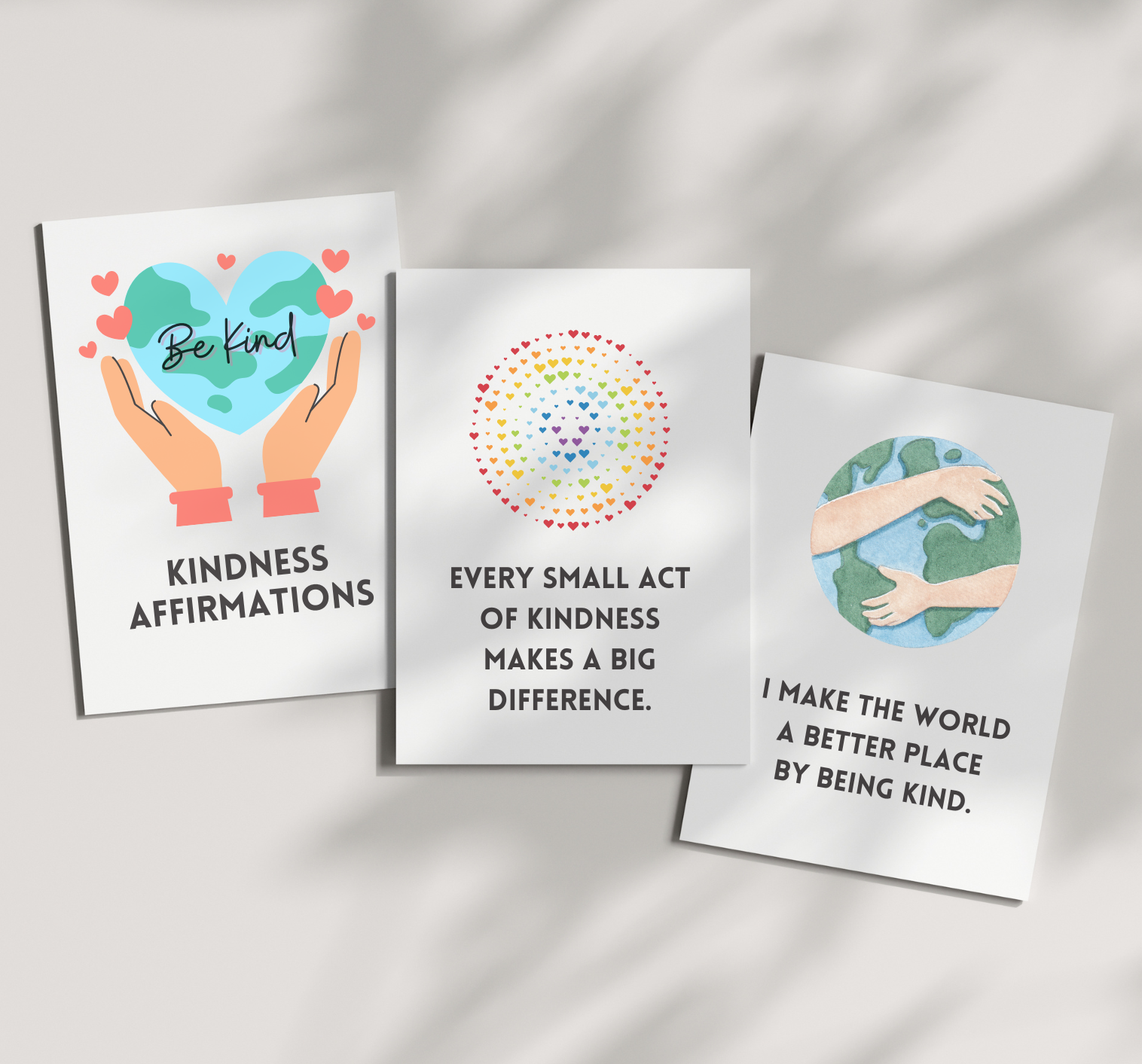 Kindness Affirmation Cards – Kindness Rock Gardens
